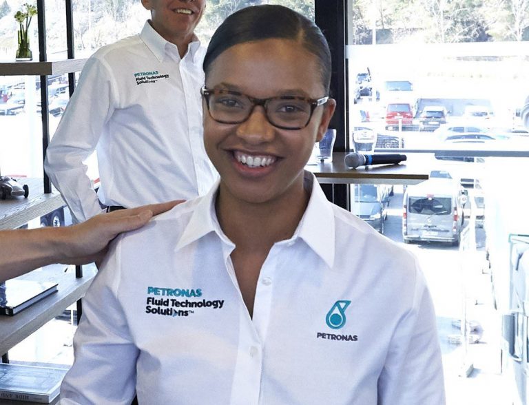 Stephanie Travers makes history as the first Black Woman to stand on F1 ...